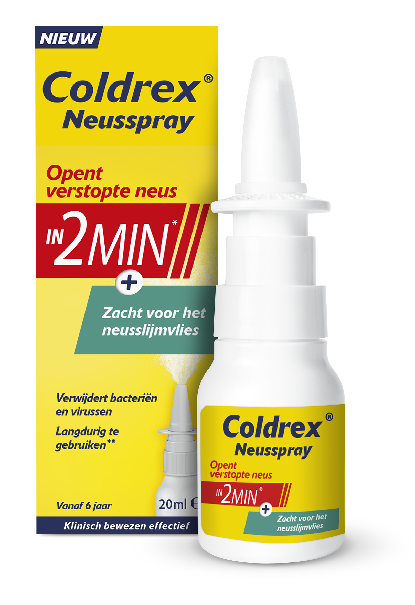 Coldrex Neusspray | opent verstopte neus in 2 minuten
